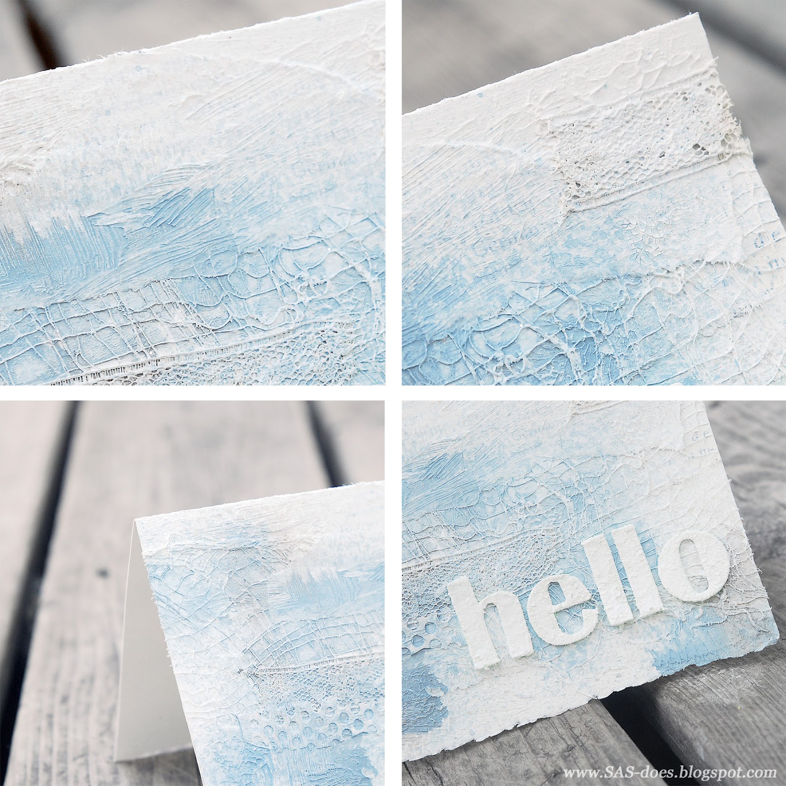 Textured handmade cards | SAS does ...: Textured handmade cards