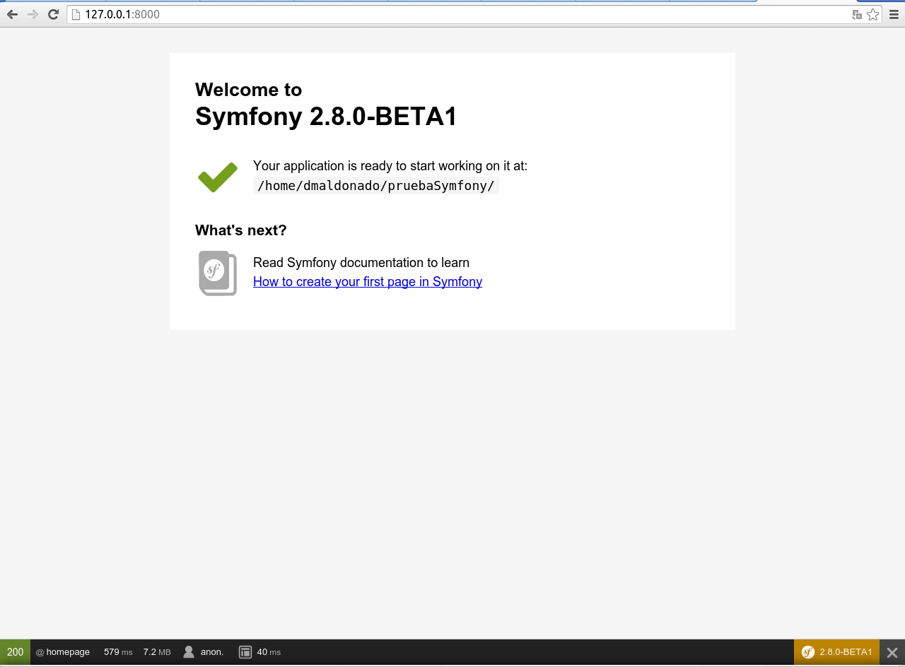 Primeras pruebas con #Symfony 2.8.0-BETA1 | el codigo k Primeras pruebas con #Symfony 2.8.0-BETA1 | el codigo k