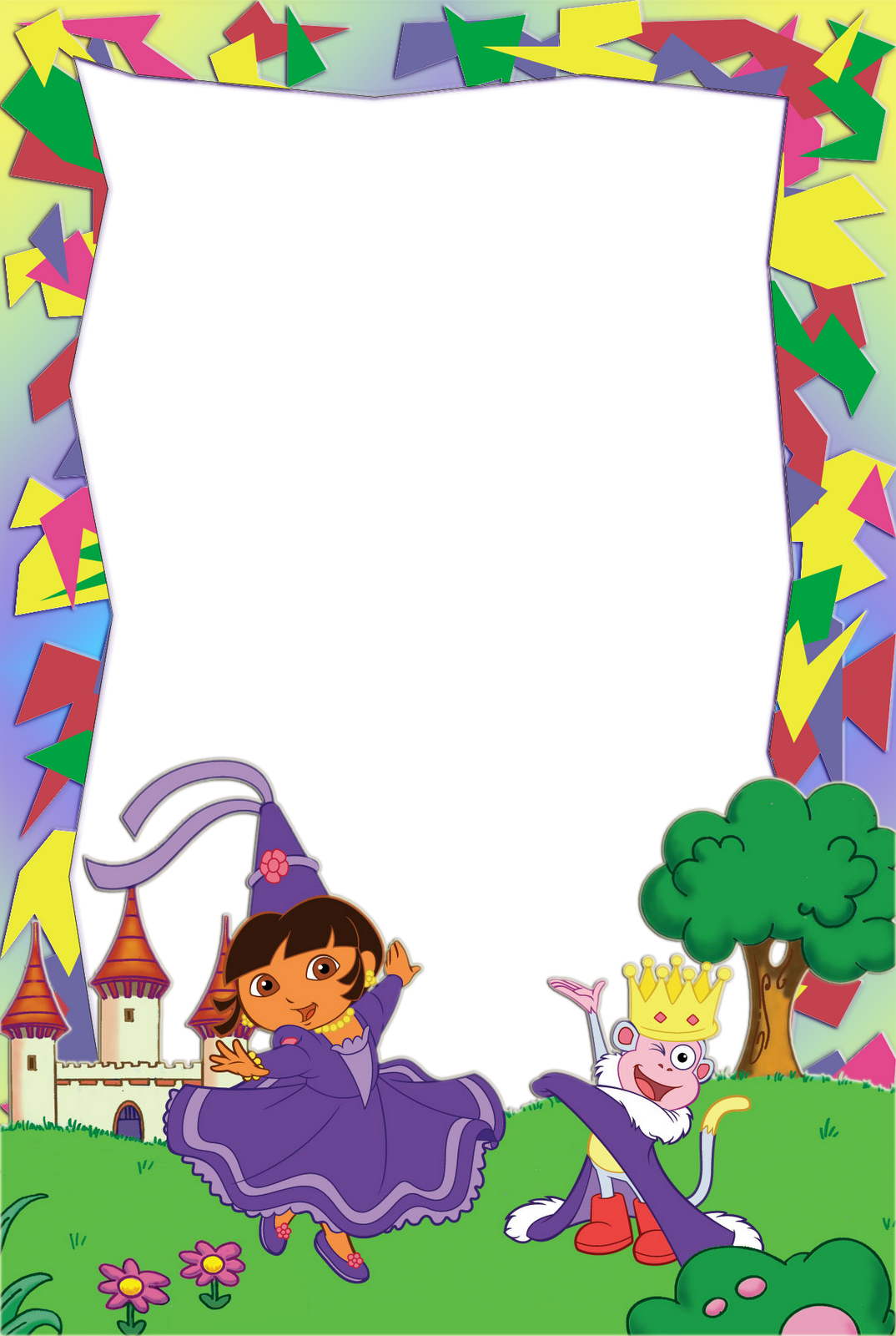 Frames PNG - Dora aventureira #2 | Imagens para photoshop