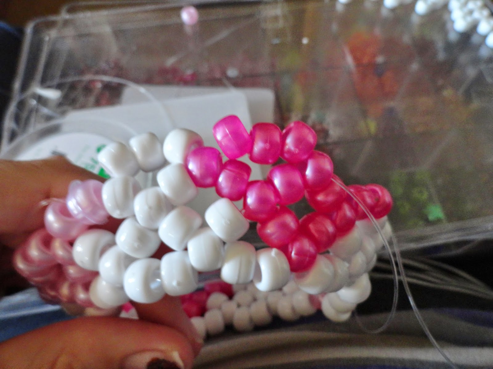 Ooh Piece of Kandi: How To Make: Heart XBase Cuff