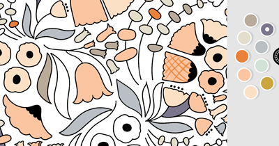 print & pattern: NEW COLOURING APP - lake