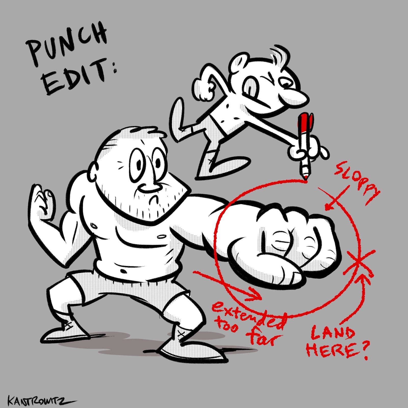 David Kantrowitz - Art Blog: Random Word Drawings - punch / edit