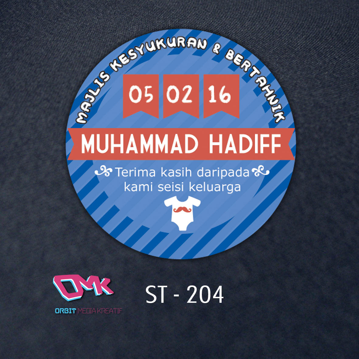 Sticker Cantik: STICKER AQIQAH