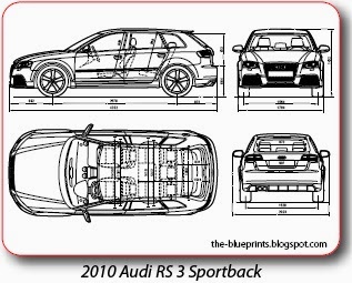 Vector Blueprints - Cars, Trucks, Busses and others: Audi - Vector ...