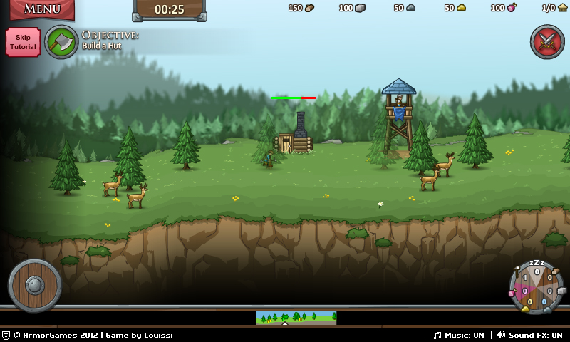 Flash online games: House of Wolves - Flash strategy game