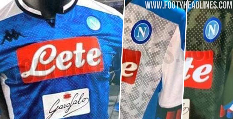 SSC Napoli 19-20 Home, Away & Third Kits Leaked - Footy Headlines