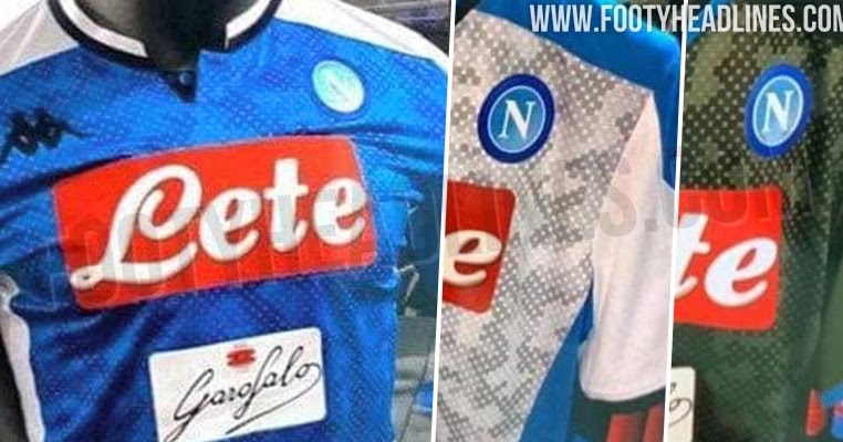 SSC Napoli 19-20 Home, Away & Third Kits Leaked - Footy Headlines