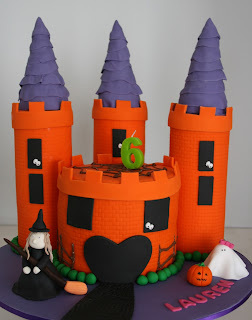 Baked By Design: Halloween Castle Cake