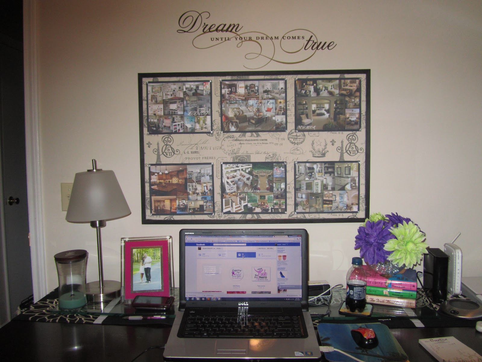 Glitter Glue and Paint: Vision Board