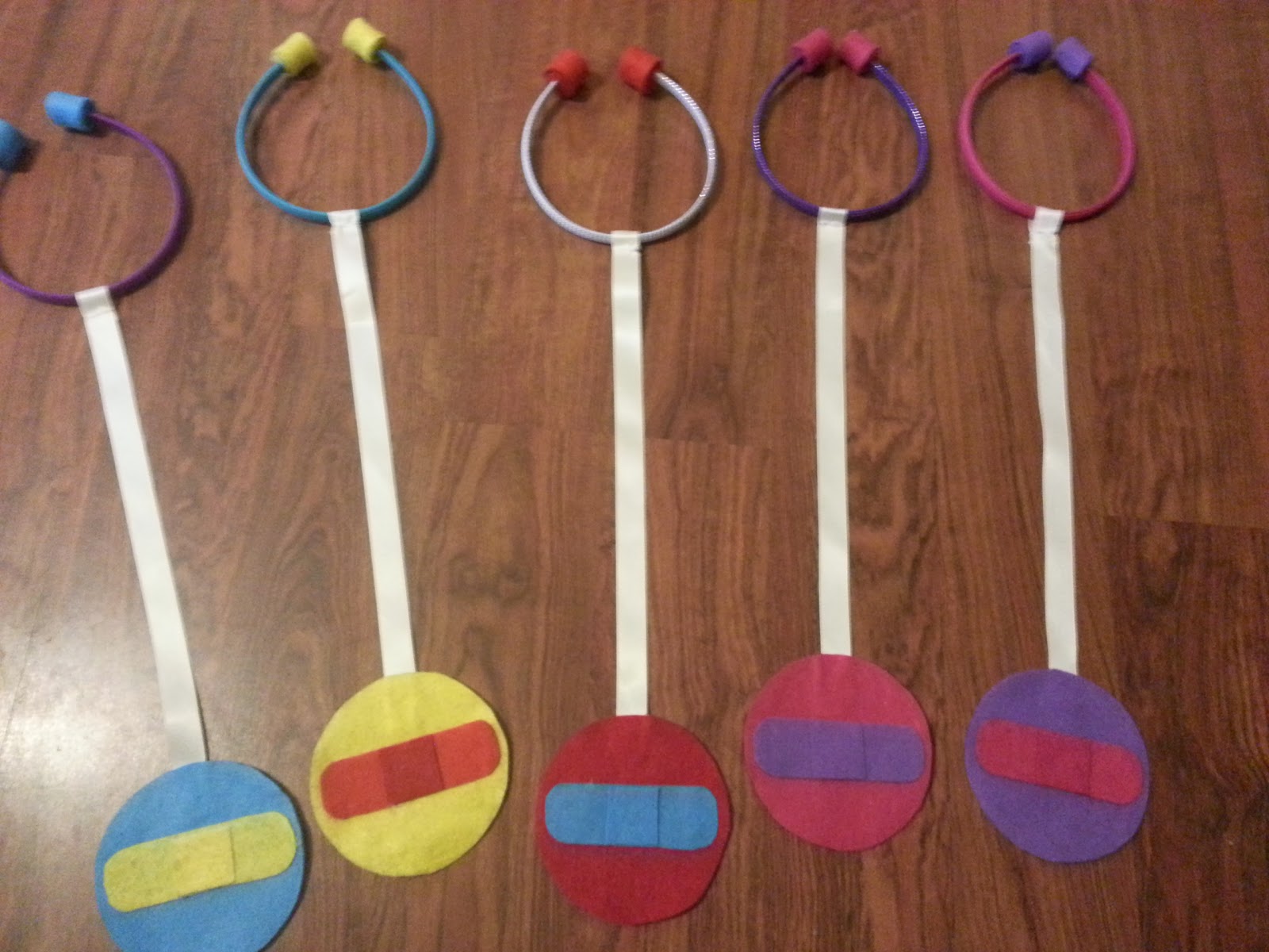 Easy to Make Doc Mc Stuffin's Stethoscopes