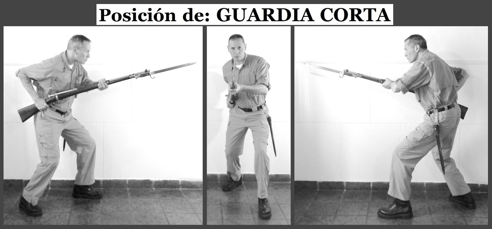 La Esgrima con Bayonetas: La Esgrima del Fusil con Bayoneta