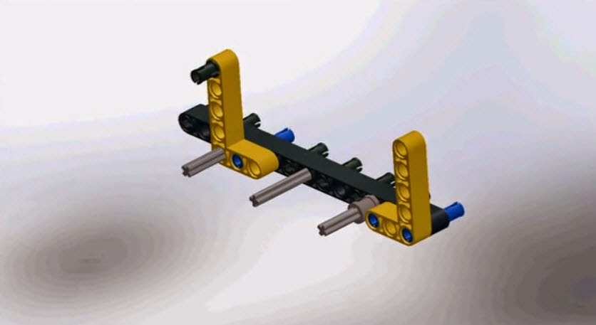 Video A Solidworks Assembly 3D Animation of Lego Technic Motorized ...