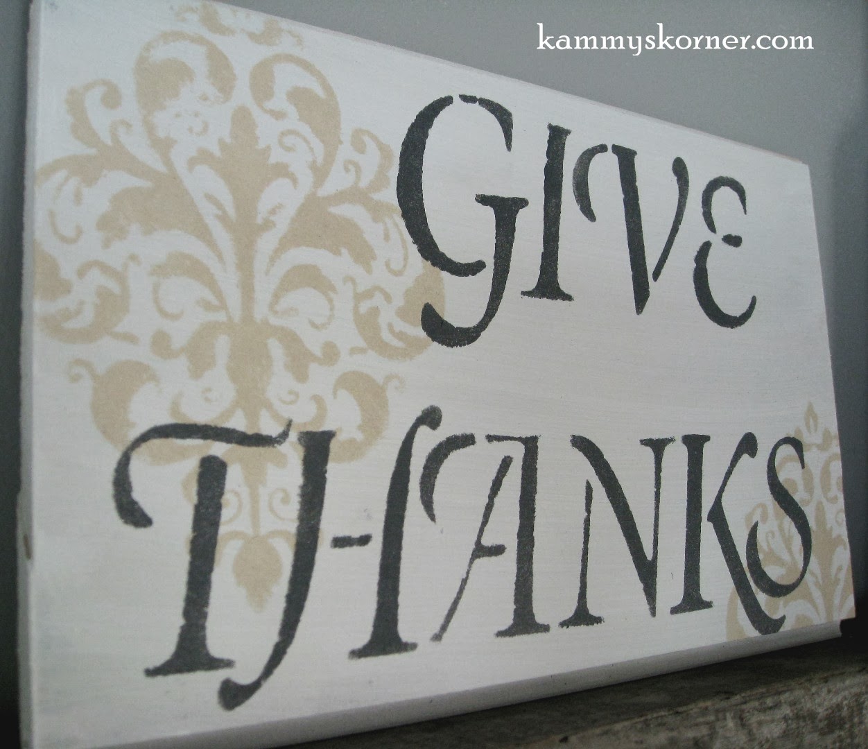 Kammy's Korner: More Signs From Laminate Floor Samples