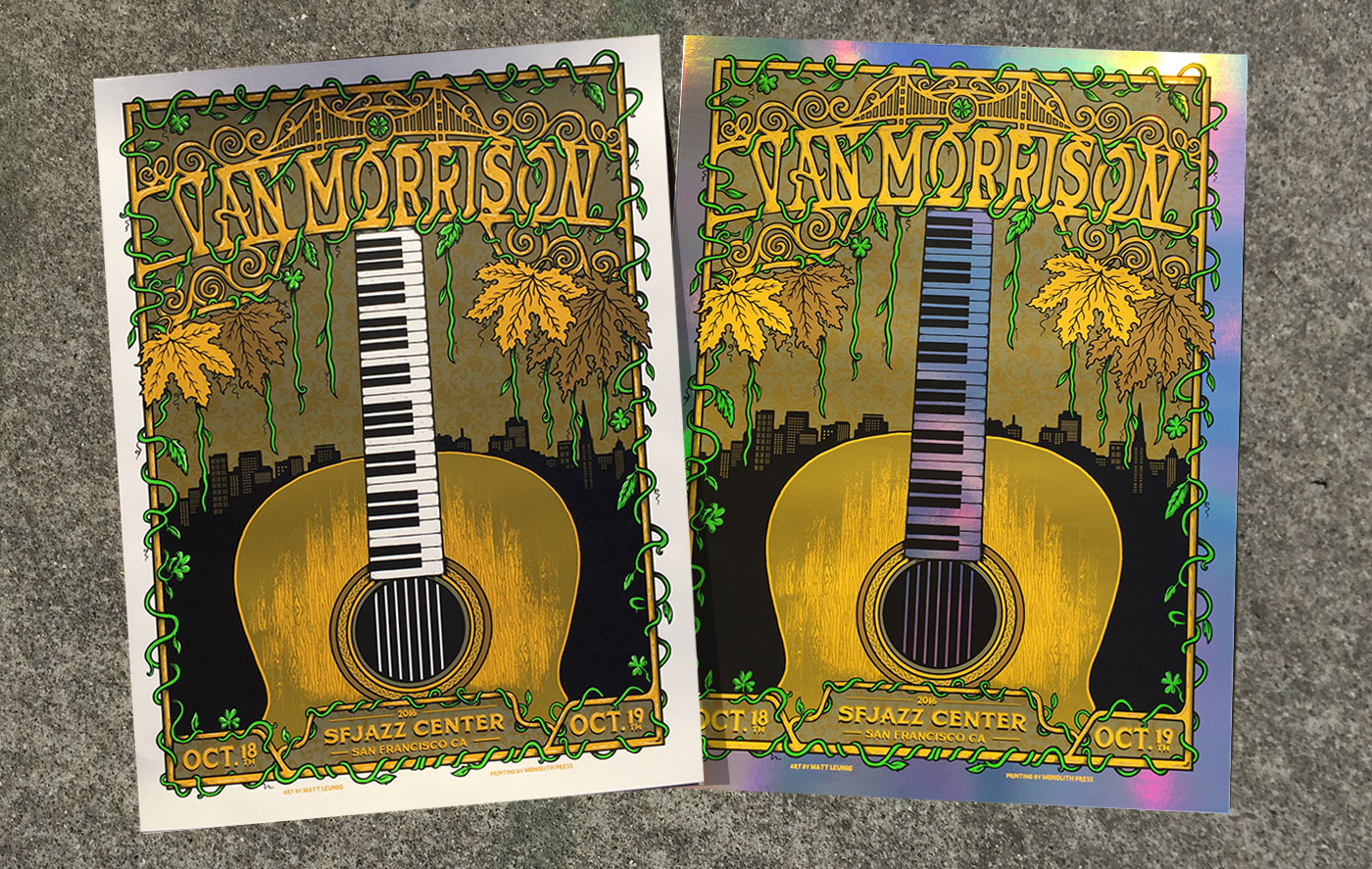 INSIDE THE ROCK POSTER FRAME BLOG: Matt Leunig Van Morrison San ...