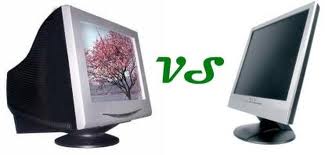 greencyber: crt vs lcd monitor