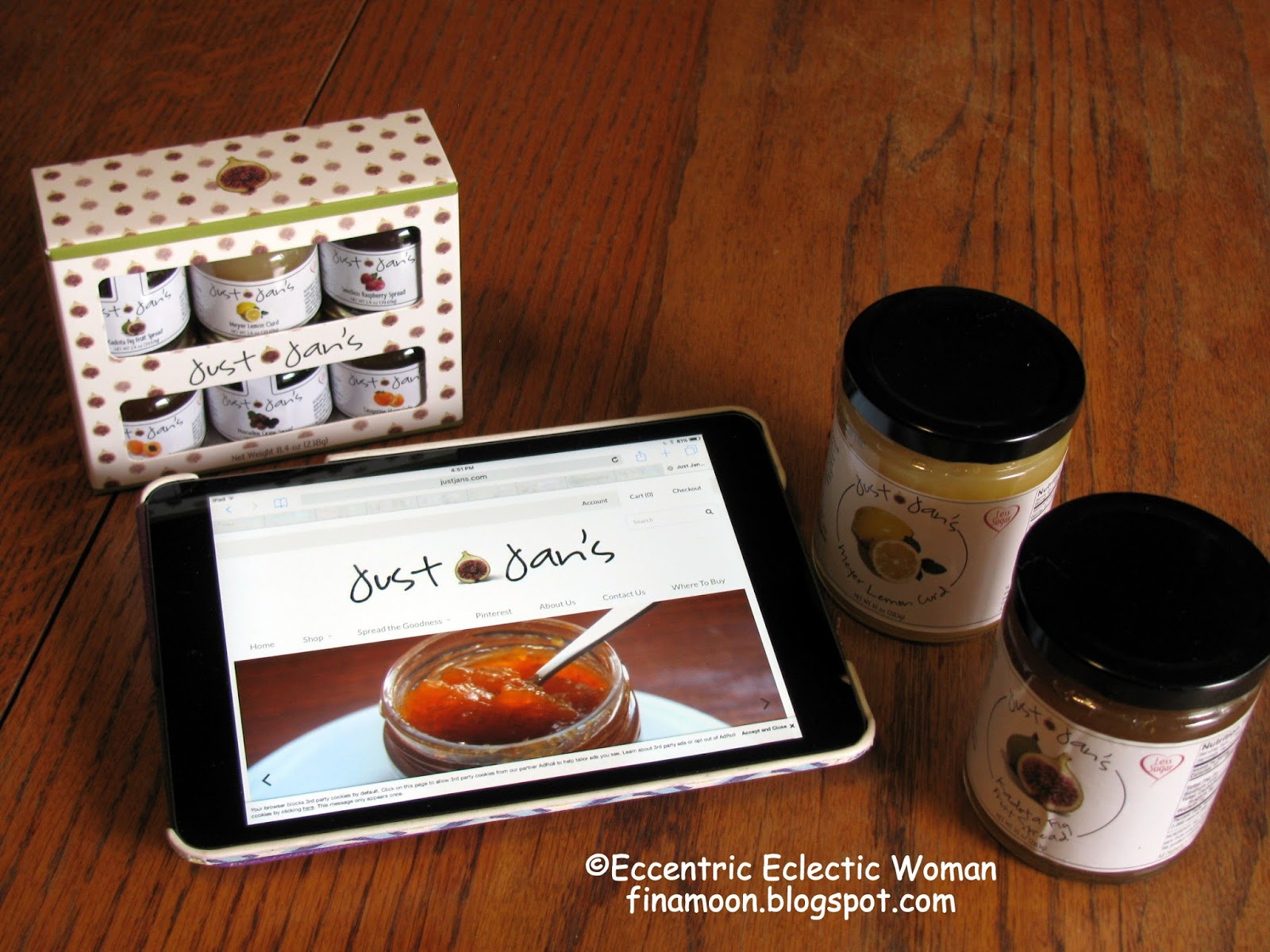 Eccentric Eclectic Woman: Just Jan's Fruit Spread JAMboree Party Review ...