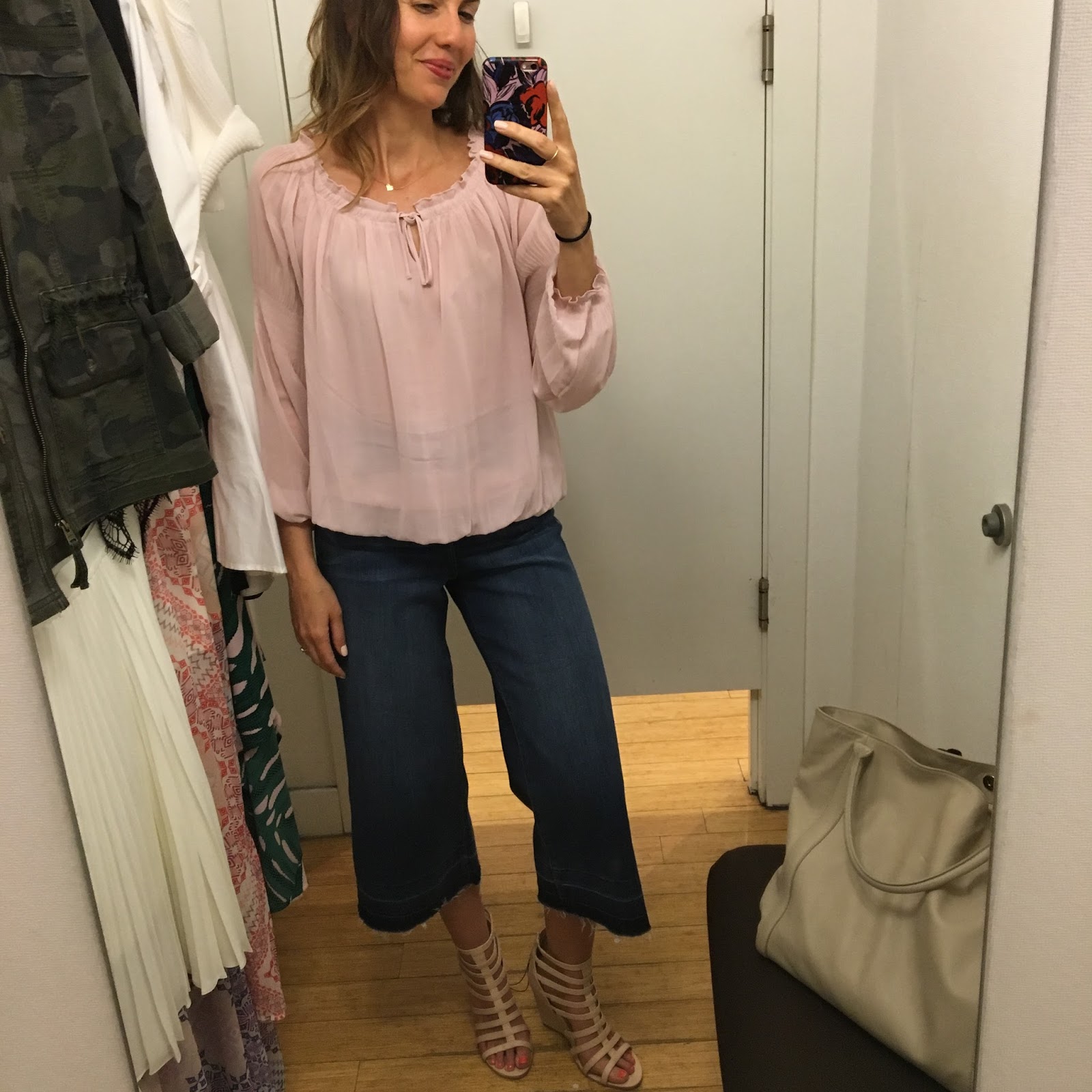 On prairie hill: Summer Express dressing room selfies
