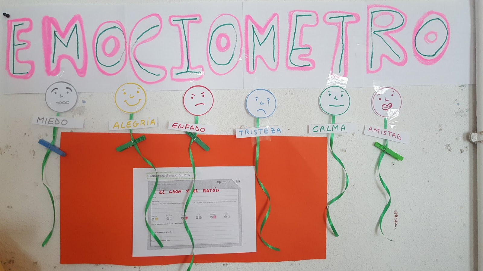 COLEGIO VEGARREDONDA : EMOCIOMETRO EN LA CLASE DE 4 AÑOS