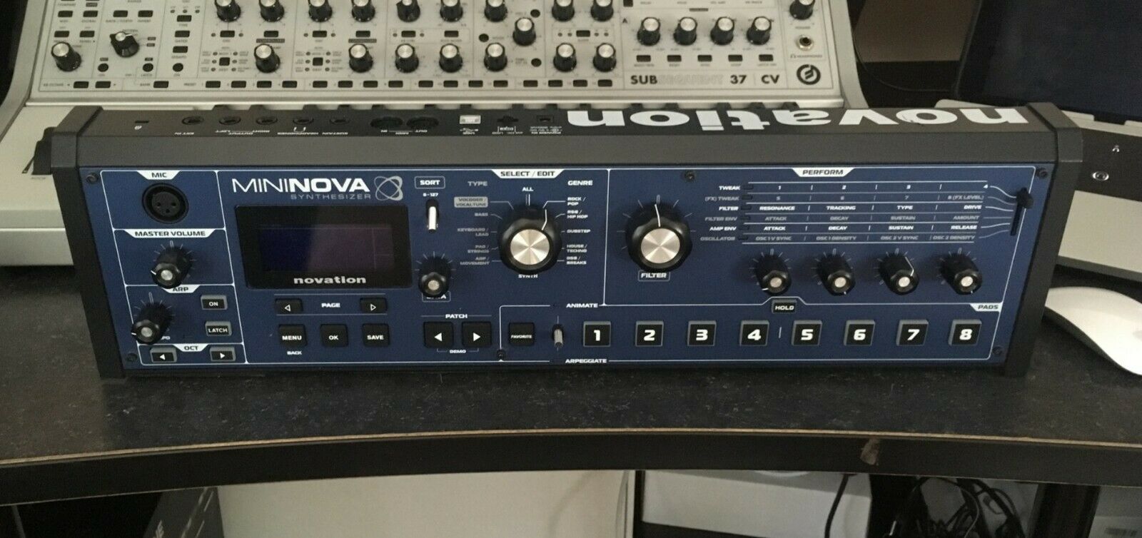 MATRIXSYNTH: Novation MiniNova Custom Desktop Module Synthesizer