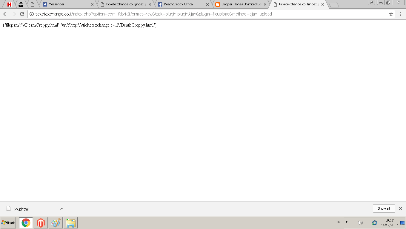 Cara Deface Dengan Com_Fabrik Upload Shell Vulnerability - Jones Unlimited Edition