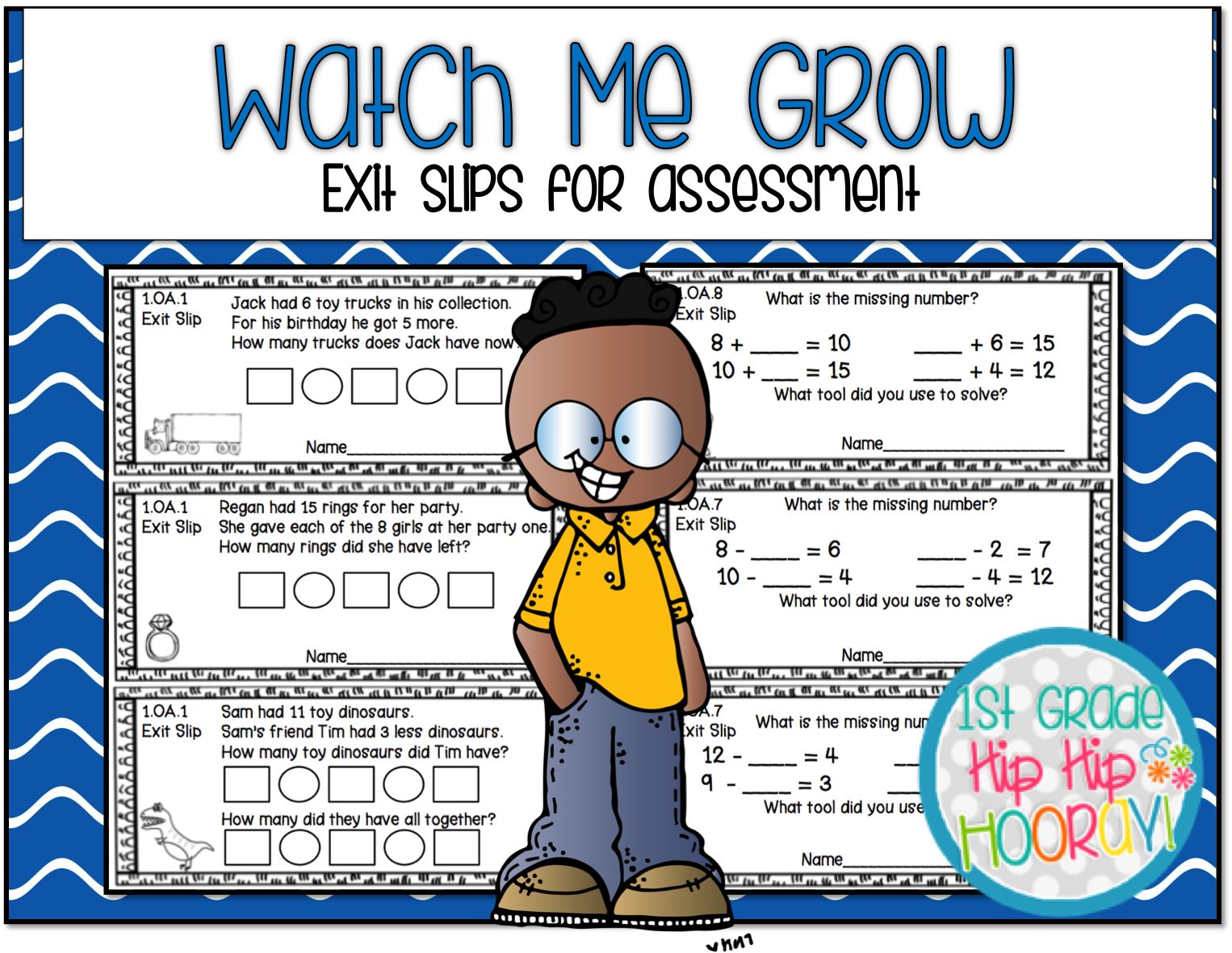 1st Grade Hip Hip Hooray!: Watch Me Grow