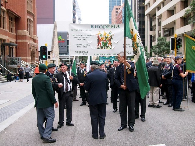 Reunions of the Rhodesian Forces: Rhodesia on Parade Anzac Day - Perth 2013