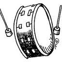 Bombo para colorear - COLOREA TUS DIBUJOS