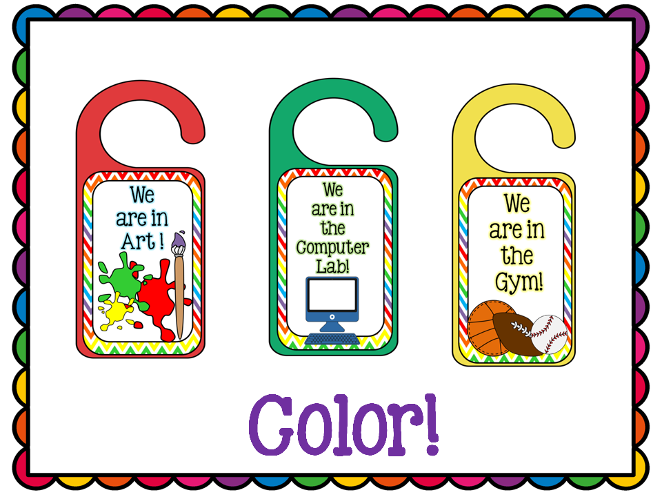 Curls and a Smile: Classroom Door Hangers Giveaway!