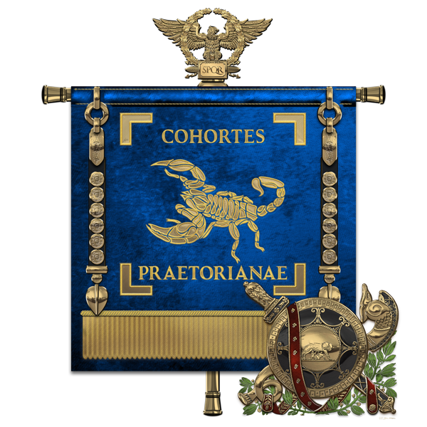 Ancient Roman Army Flag