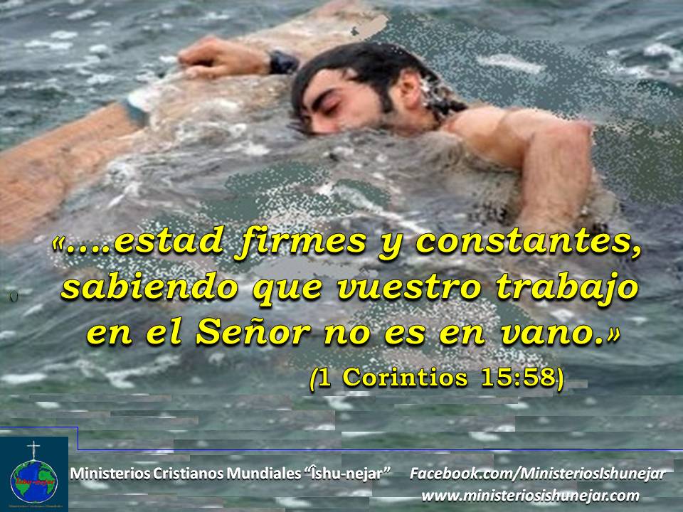 Ministerios Cristianos Online "Îshu-nejar": No es en vano
