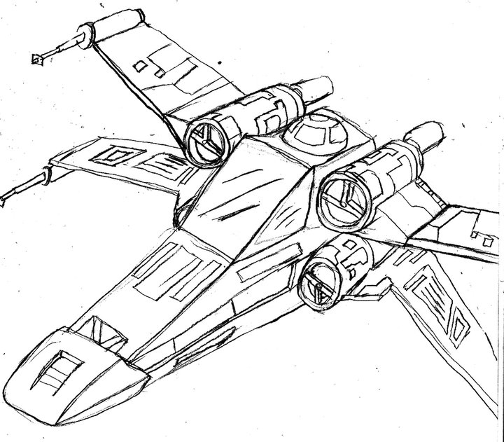 Imperial Star Destroyer Coloring Pages