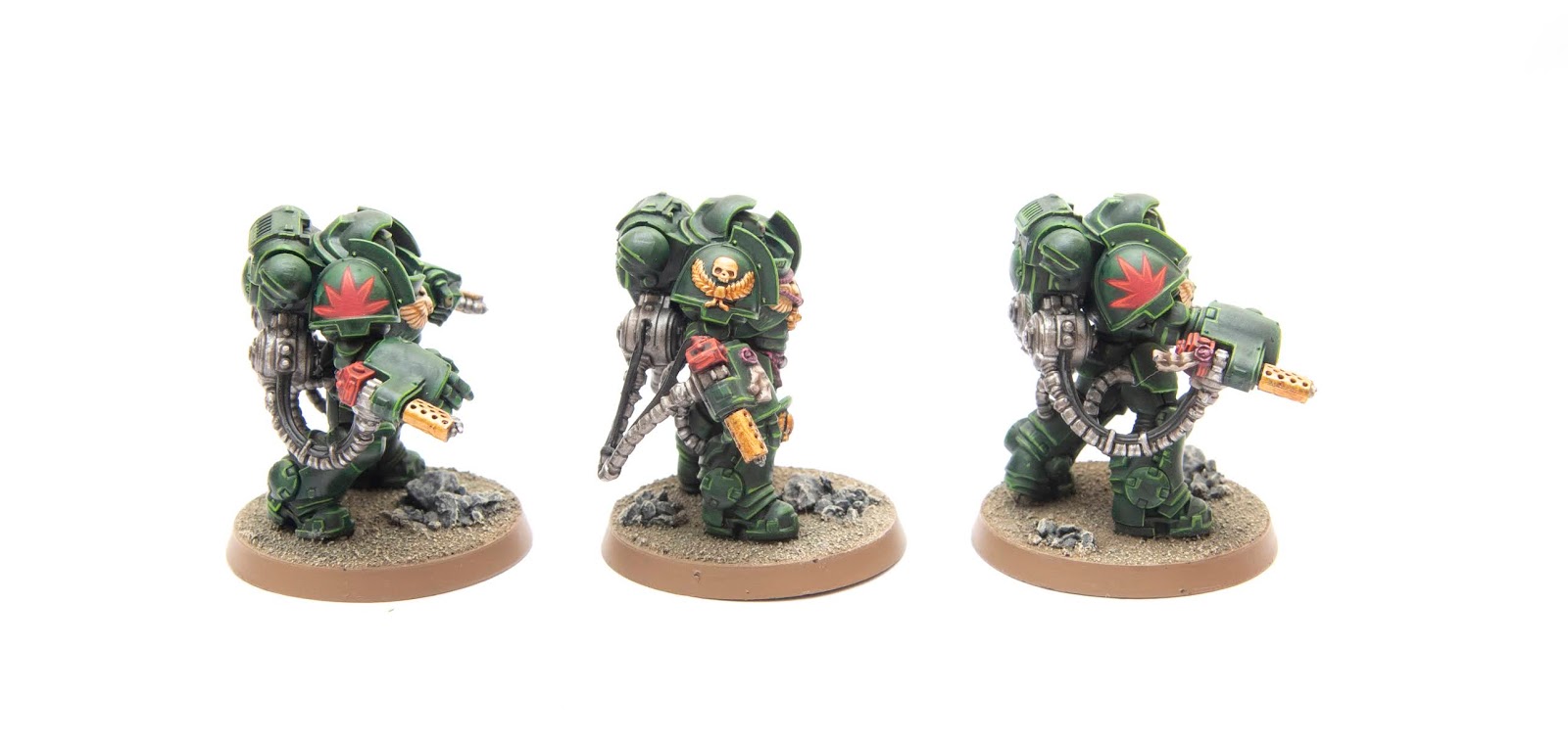 Showcase: Dark Angels Primaris Aggressors - Tale of Painters