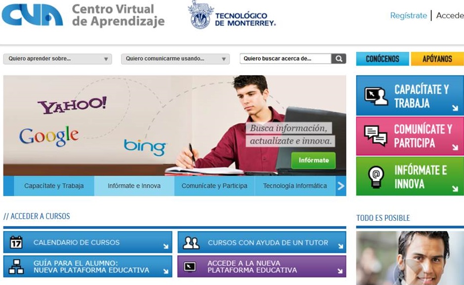 Los retos de la educación y algo más... : Centro Virtual de Aprendizaje