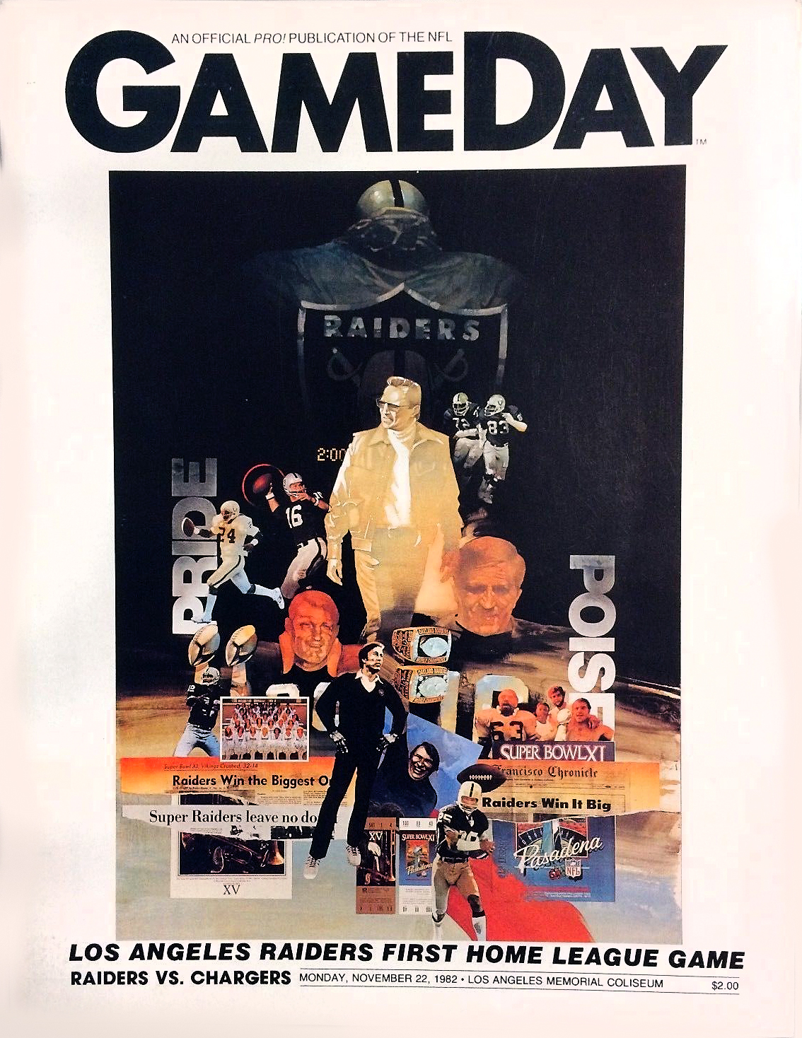 Pro Football Journal Presents: NFL Art: 1982 NFL Game Program Art