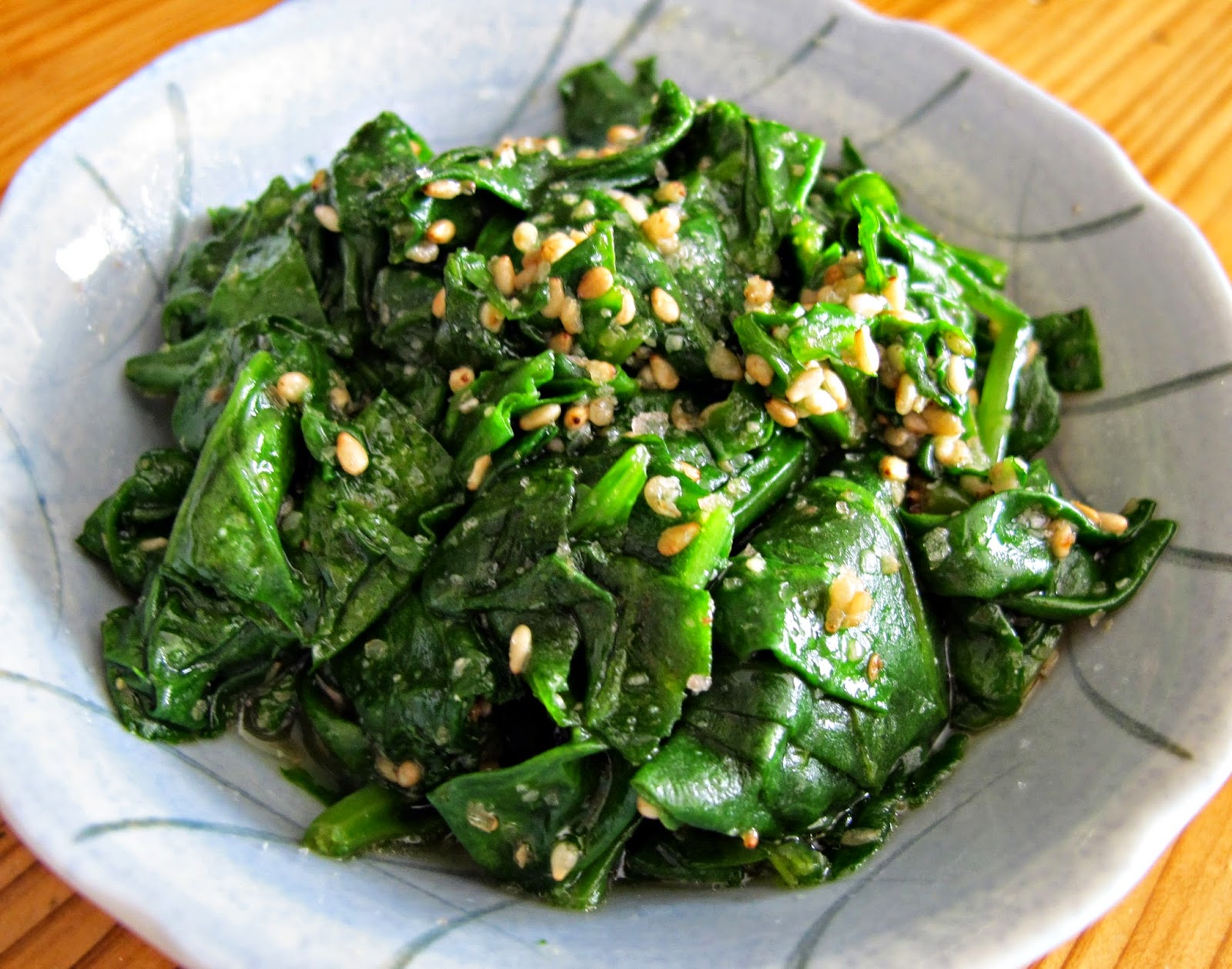 Recipes for Denny: Sesame Spinach