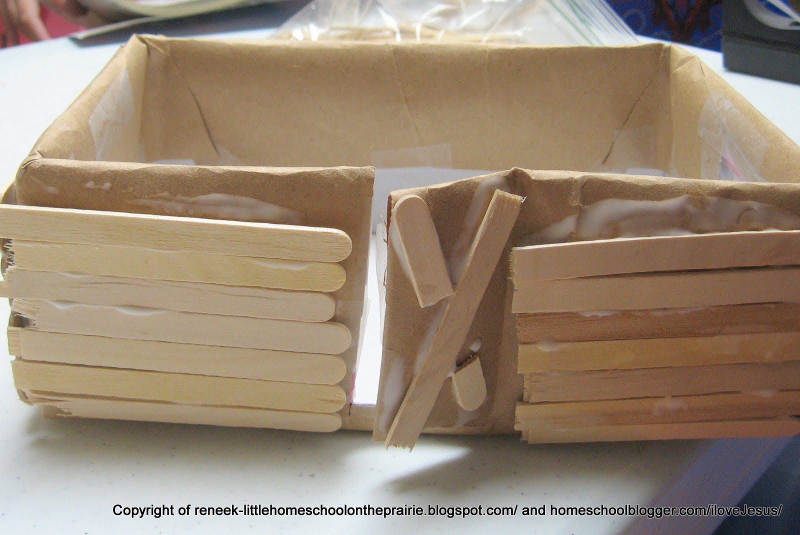 Little Homeschool on the Prairie: Viking Longhouse Craft