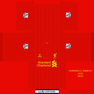 FIFA 13 Football Gears: Liverpool 12/13 Home Kit Update + GK Kit