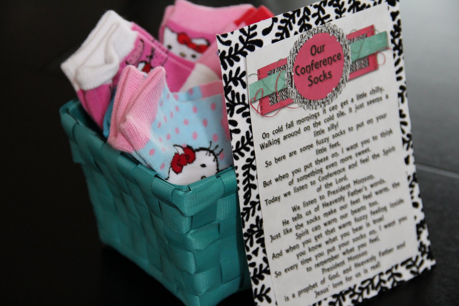 Blue Skies Ahead: Conference Socks