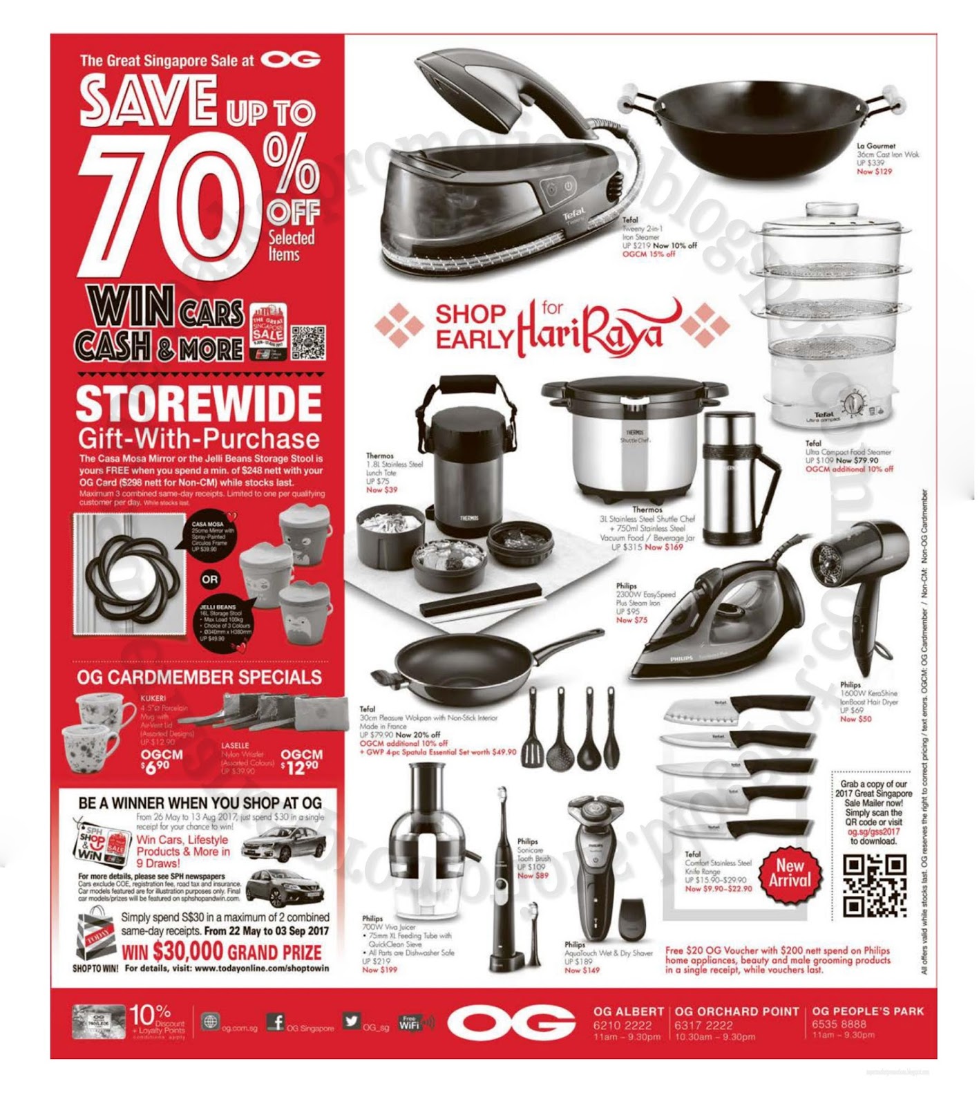 OG The Great Singapore Sale 16 June 2017 ~ Supermarket Promotions