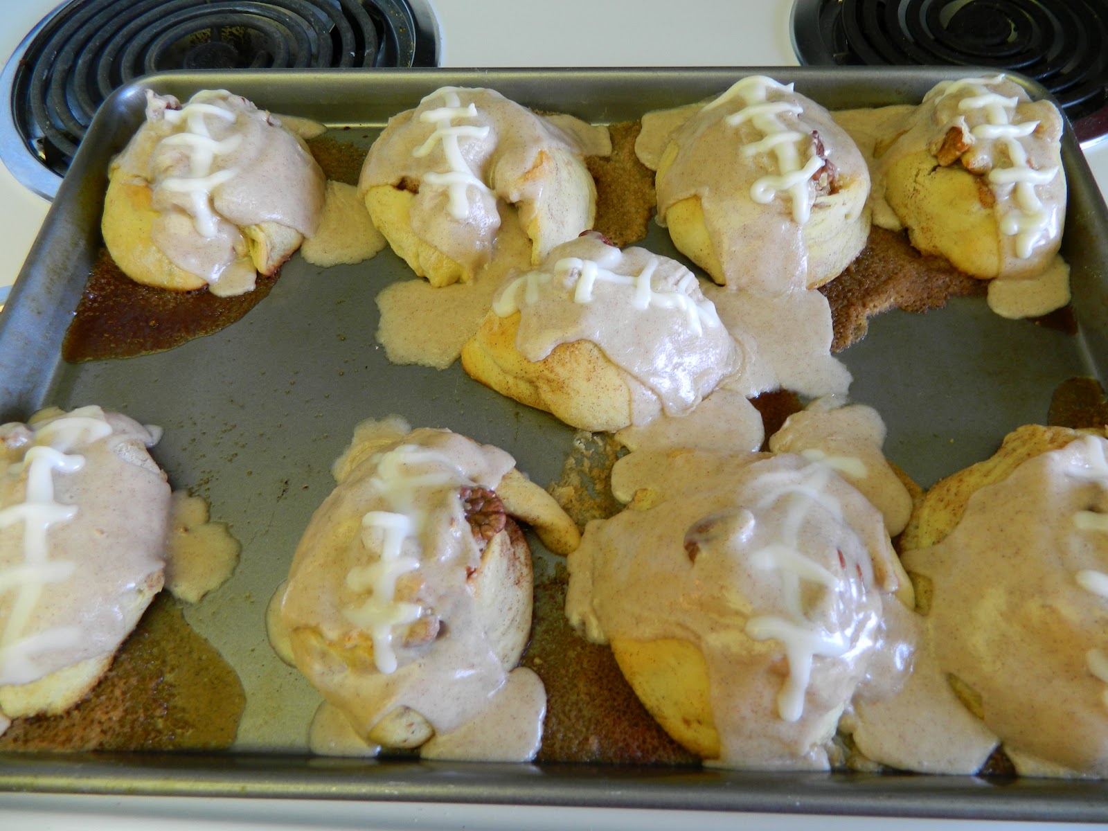 Polka-Dotty Place: Football Rolls