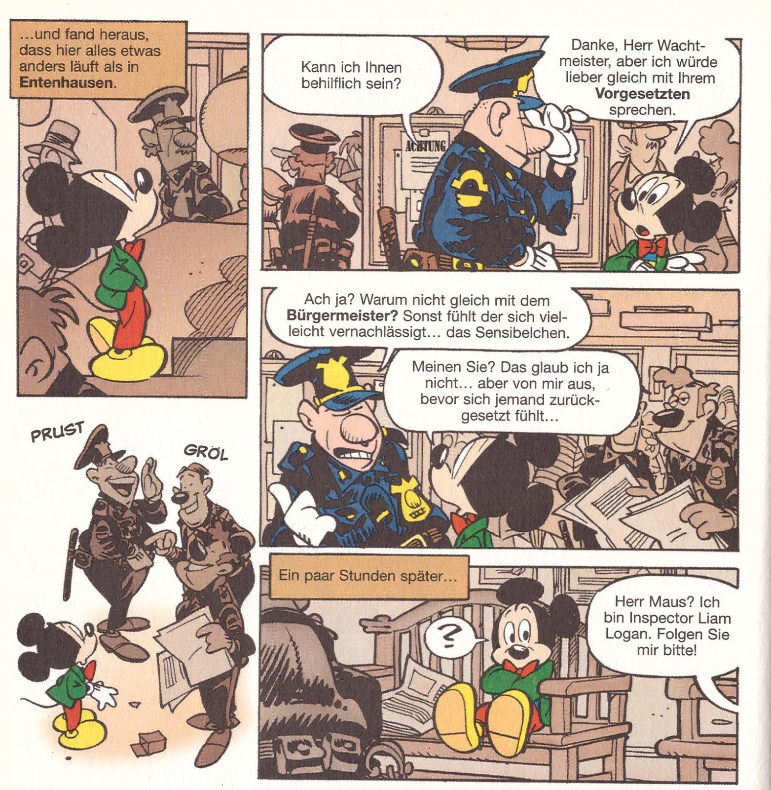 Between the panels: Mister Mouse