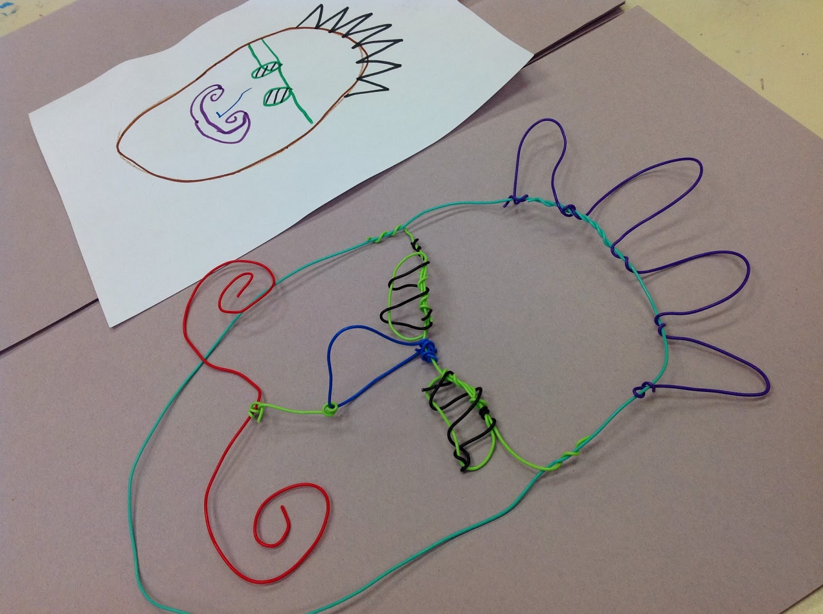 Miss Arty Pants: Wire Masks