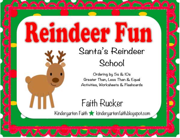 Kindergarten Faith: Reindeer Fun, Santa's Reindeer School