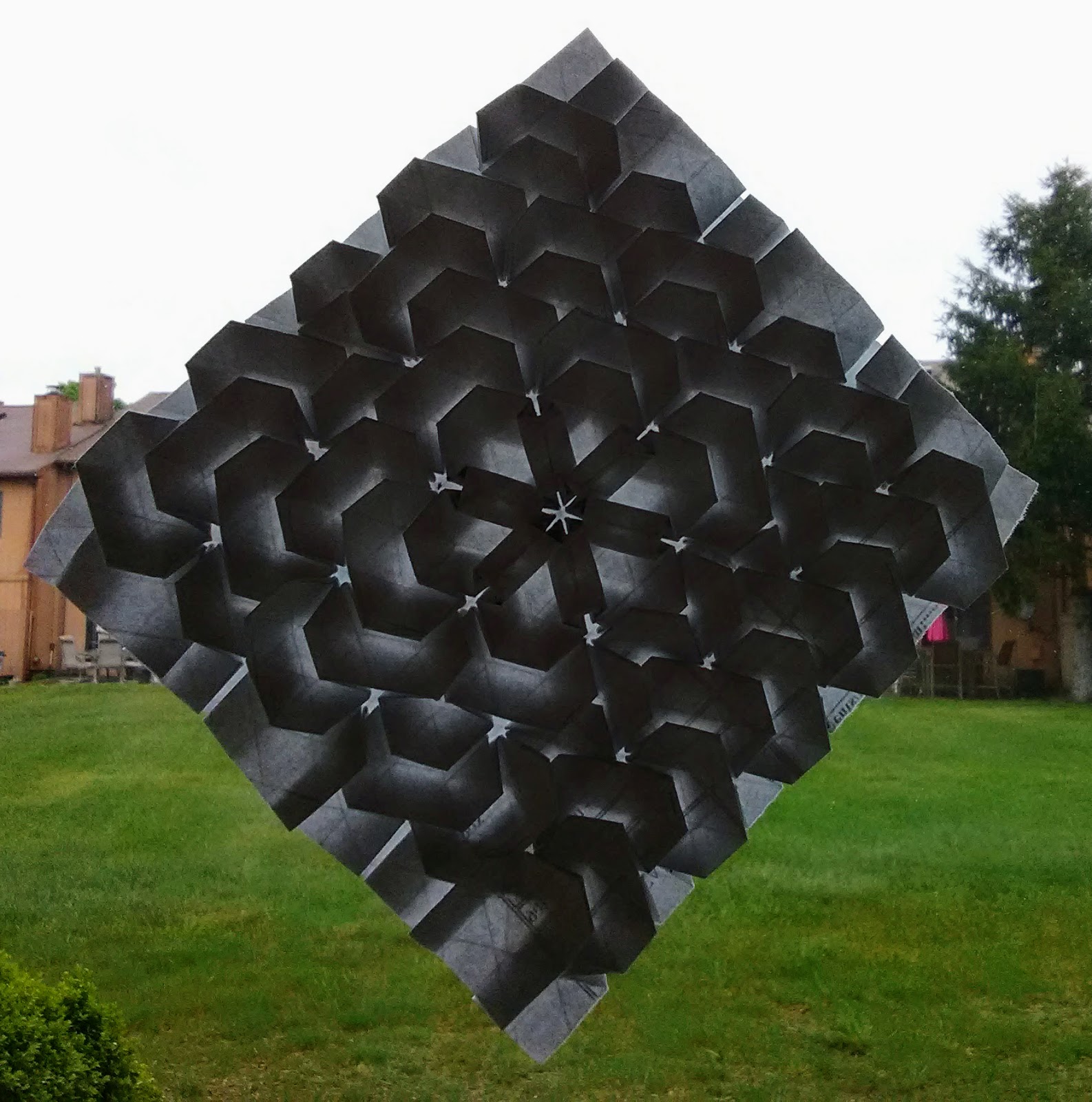 Star Spread Origami Tessellation