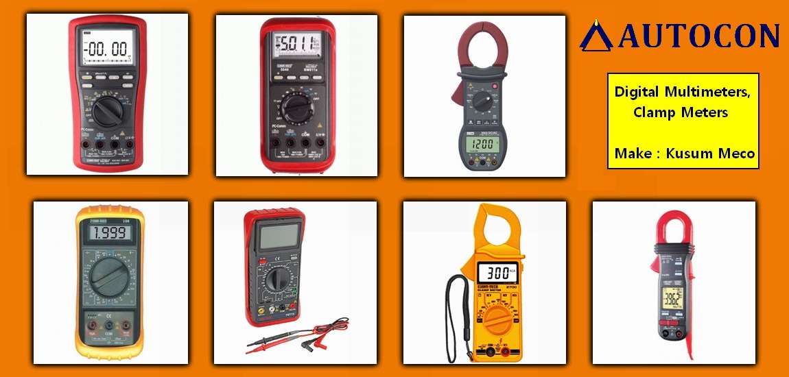 Kusum Meco make Digital Multimeters, Clampmeters, Calibrators