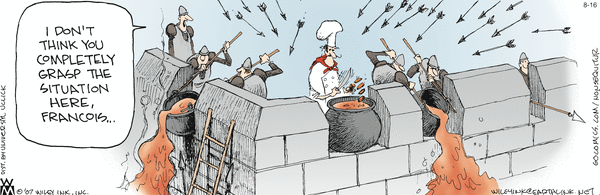 World of Cartoons and Comics: Chef in the middle ages