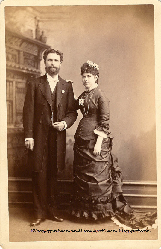 Forgotten Faces and Long Ago Places: Wedding Wednesday - Stylish 1880's ...