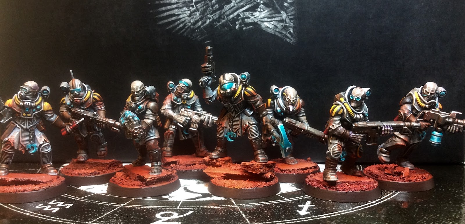Tabletop Apocalypse: Genestealer Cult Neophyte Hybrids Painting Progress