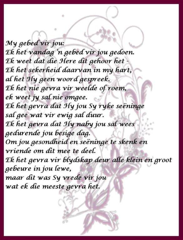 Dutoitspan Kimberley: My gebed vir jou: