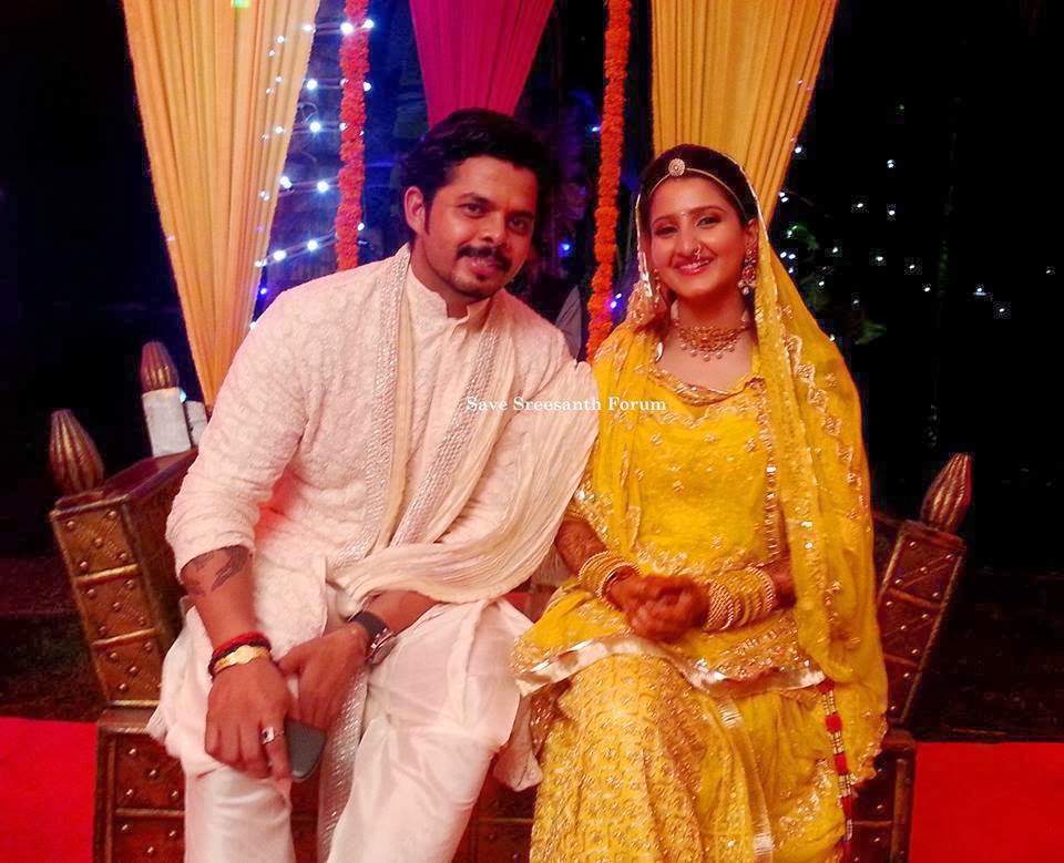 Indian Cricketer Sreesanth Wedding Photos